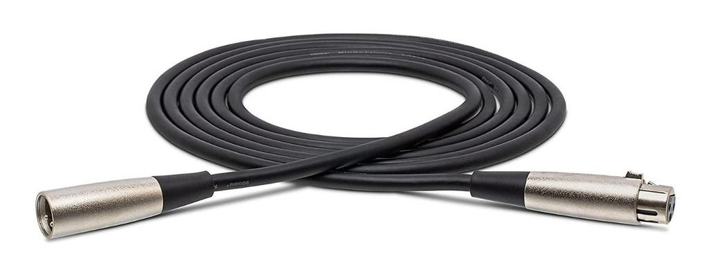 Cabo Microfone Xlr 3 Pinos Canon Hosa Mcl-150 15 Metros