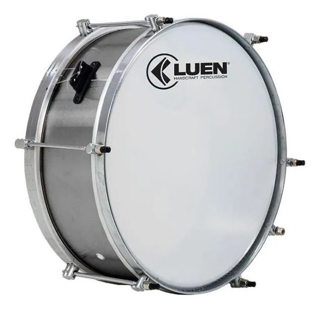 Caixa Tarol 14 Polegada 15cm Luen 6 Afinações Chapa Escovada