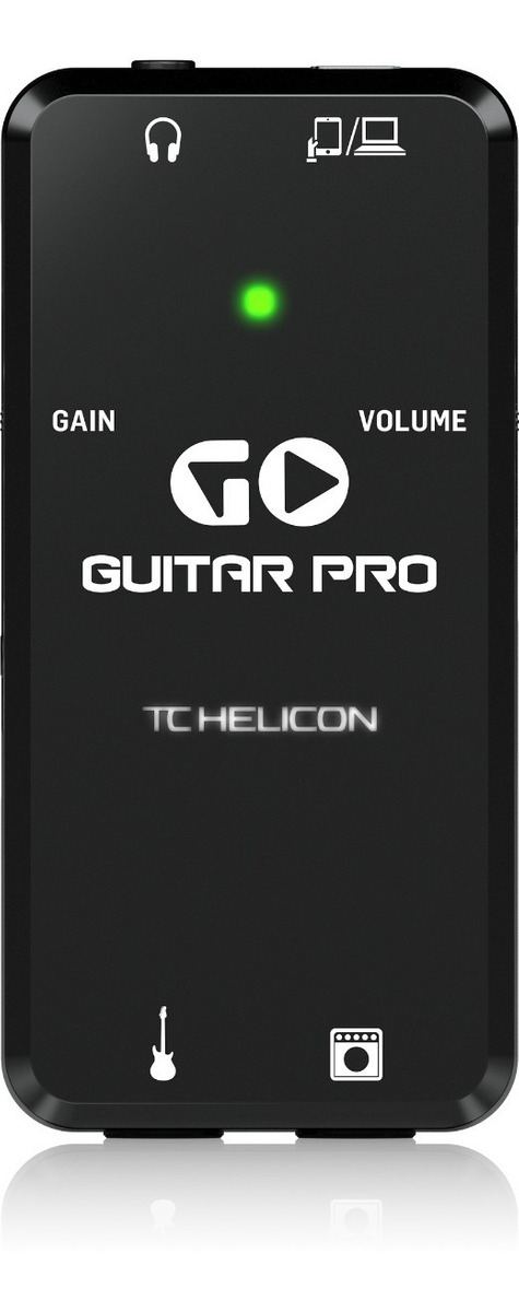 Interface De Áudio Mobile Tc Helicon Go Guitar Pro Guitarra