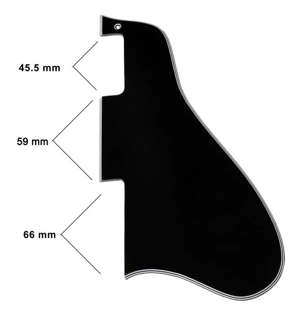 Escudo Long Pickguard Allparts Pg-0813-037 Gibson Es-335