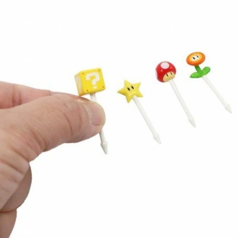 Palillos pinchos 3d de Super Mario Bros