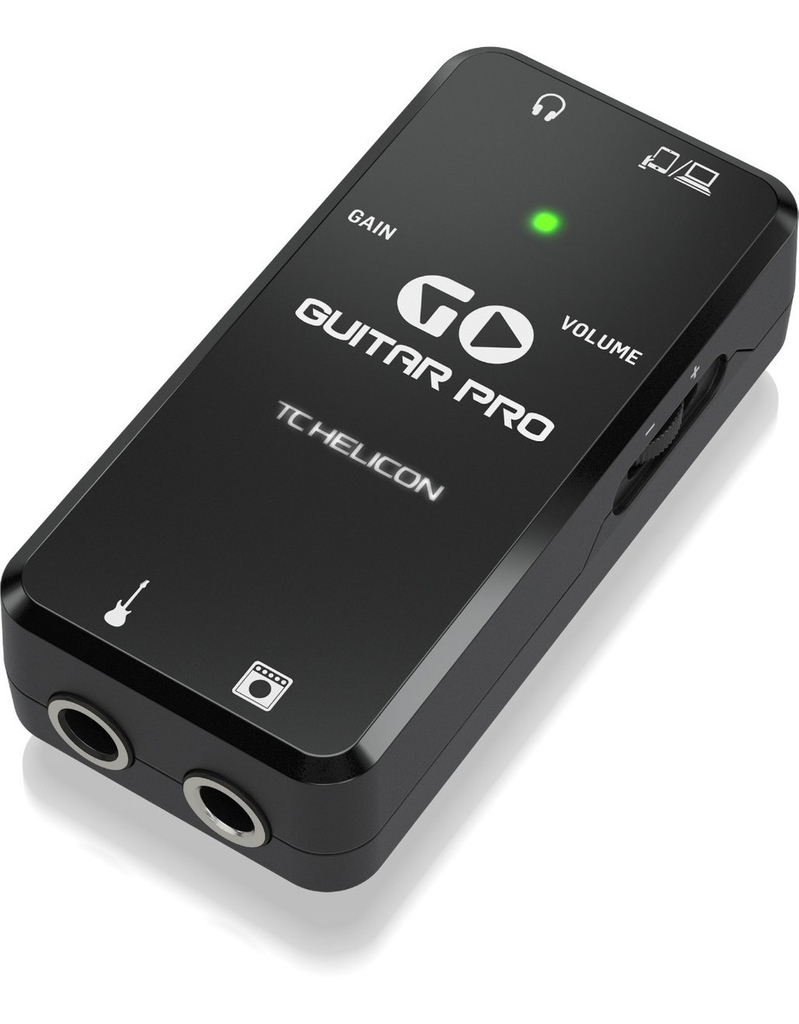 Interface De Áudio Mobile Tc Helicon Go Guitar Pro Guitarra