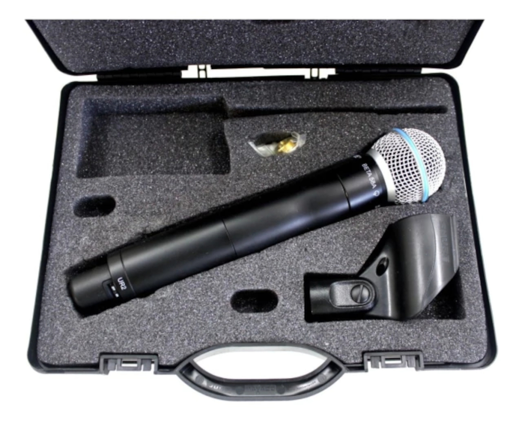 Microfone Sem Fio Uhf Shure Ur2 Beta 58 L3 2400 Frequências