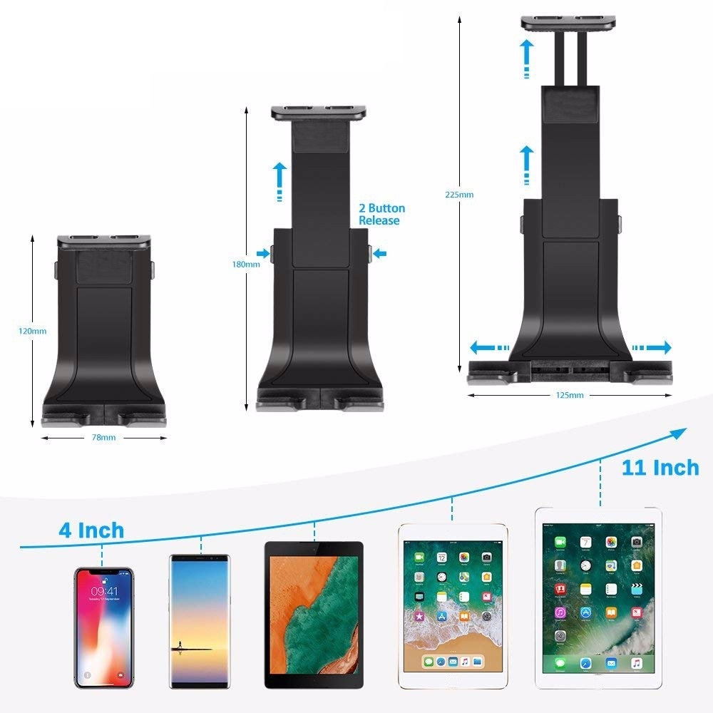 Suporte p/ Fixar Tablet Ipad, Samsung Pedestal de Microfone