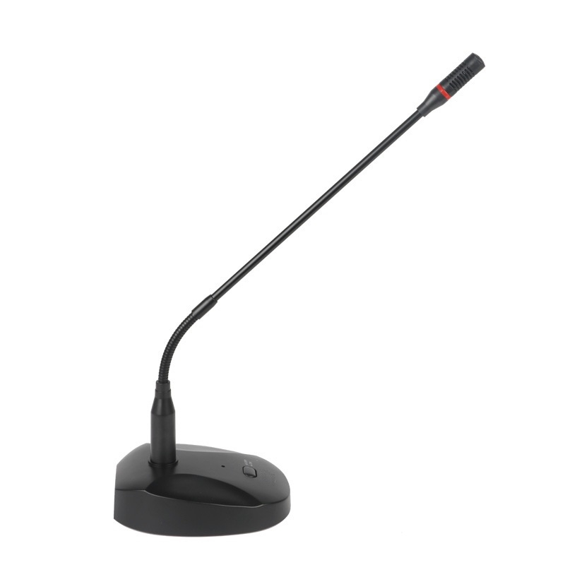 Microfone De Mesa Gooseneck,LED,XLRxP10,Púlpito,Entrevista