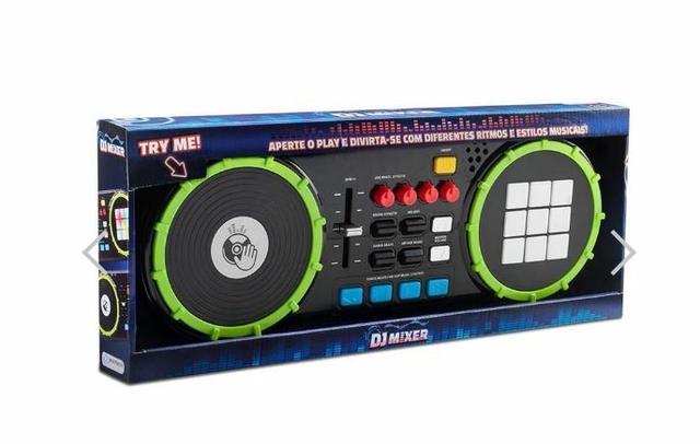 Instrumento Musical Dj Mixer Eletrônico - Multikids