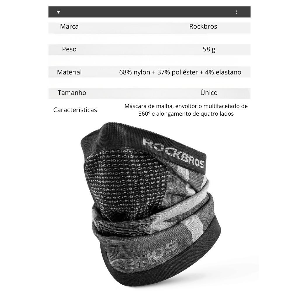 Balaclava Rockbros Modelo HalfFace