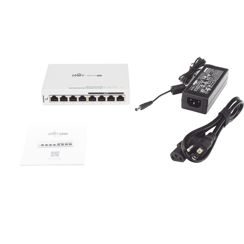 Switch UniFi administrable capa 2 / 8 puertos: 4 puertos Gigabit PoE ...