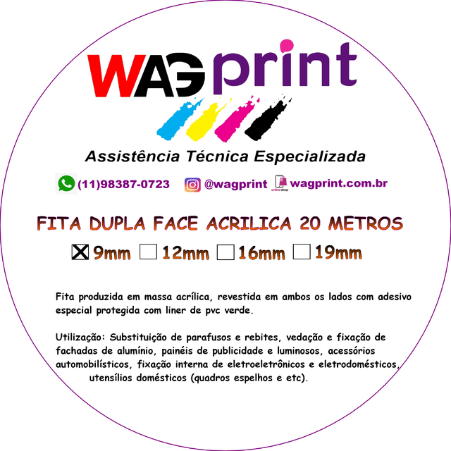 Comprar FITAS em Wag Print