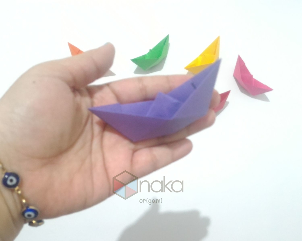 Barquinho de Origami