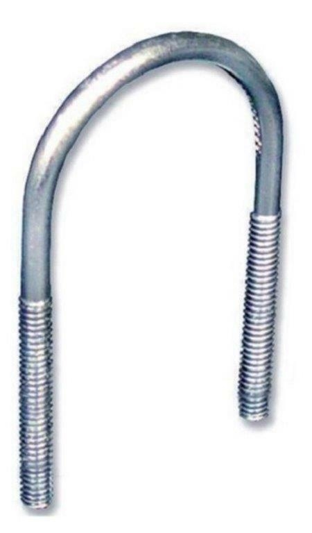 ABRAZADERA ROSCADA TIPO U 120 1/4" x 2"