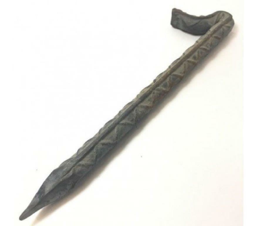 ALCAYATA DE VARILLA HECHIZA 1/4" x 6 1/4" - 7"