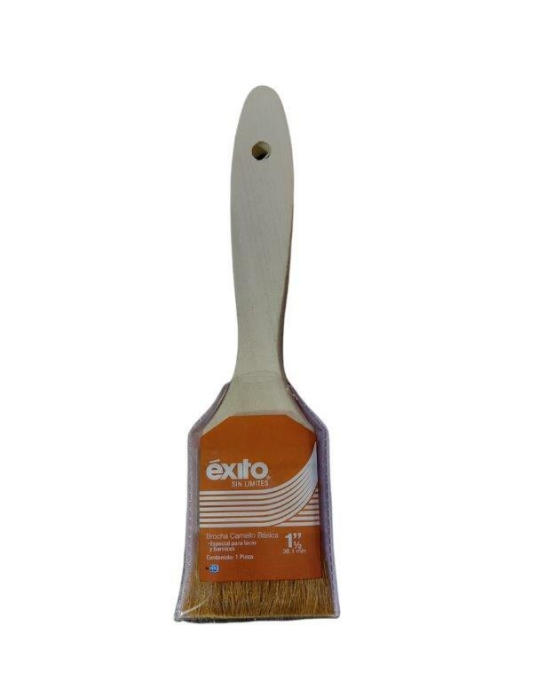 BROCHA PELO DE CAMELLO BASICA 1 1/2" ÉXITO