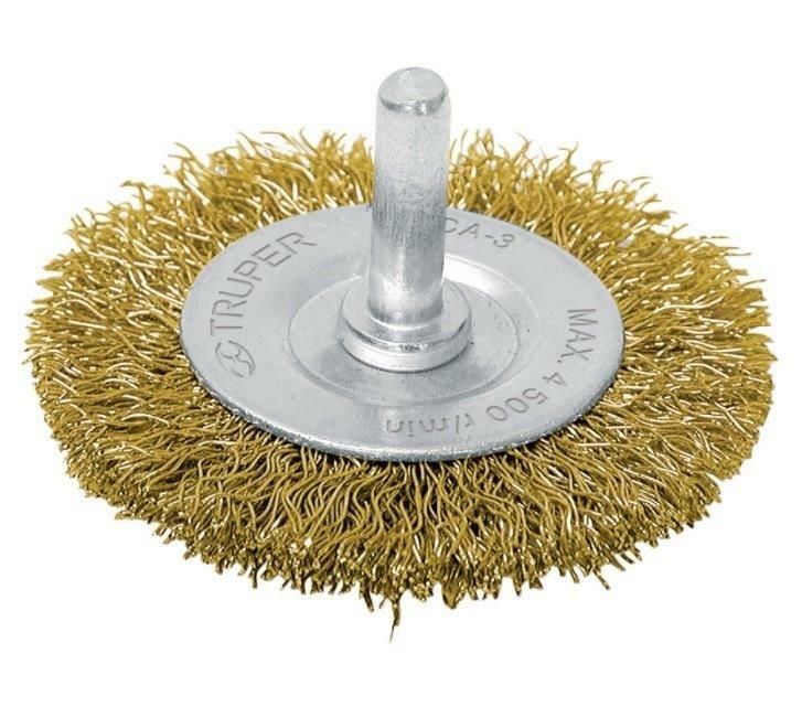 CARDA CIRCULAR 4" PARA TALADRO ALAMBRE GRUESO MOD.CA-4 TRUPER