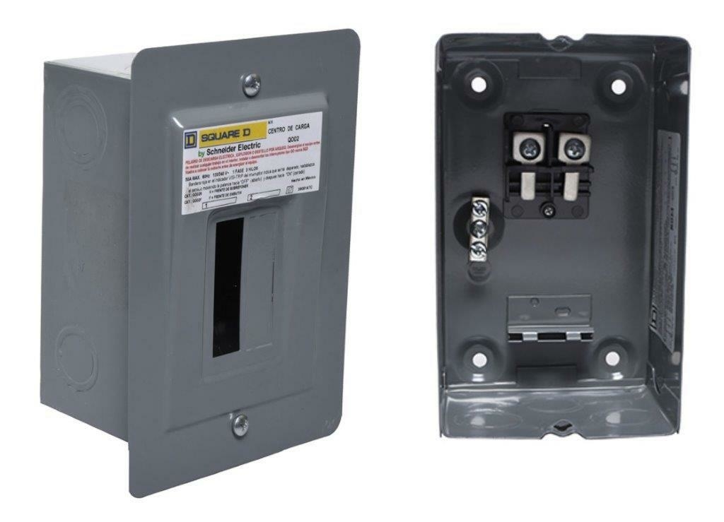 CENTRO DE CARGA 2 PASTILLAS 240/120V P/EMPOTRAR SQUARE D