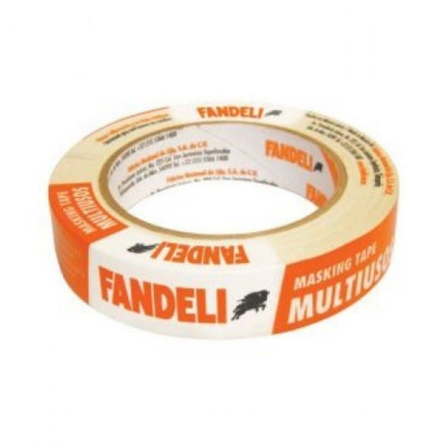 CINTA MASKING TAPE (DE PAPEL) 24mm x 50M (1") FANDELI