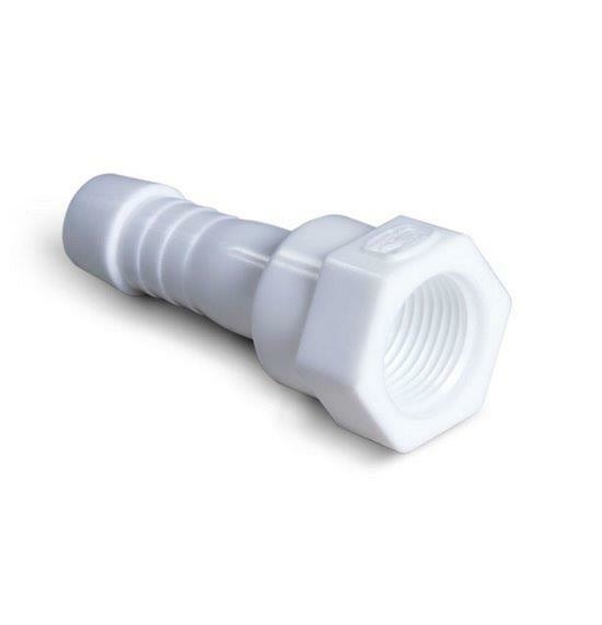 CONECTOR HEMBRA PLASTICO 3/8" INSERCION - 1/2" NPT
