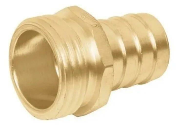 CONECTOR MACHO LATON PARA MANGUERA DE 3/4" MOD.CM-3/4B TRUPER