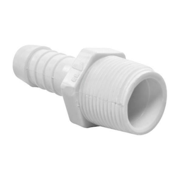 CONECTOR MACHO PLASTICO 1" INSERCION - 1" NPT