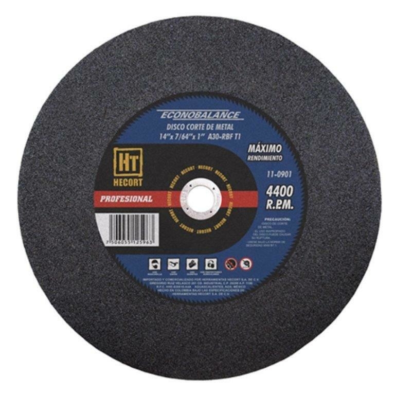 DISCO DE CORTE DE METAL 14" x 1" 11-0901 HECORT