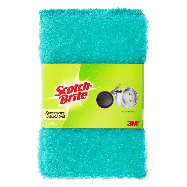 ESPONJA RECUBIERTA DE ESTROPAJO, COLORES SURTIDOS SCOTCH BRITE