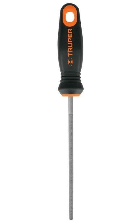 LIMA REDONDA MUZA 6" CON MANGO DOBLE INYECCION COMFORT GRIP MOD.LRM-6T