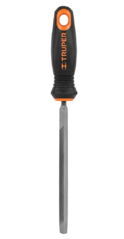 LIMA TRIANGULO PESADO 6" CON MANGO DOBLE INYECCION COMFORT GRIP MOD.LT
