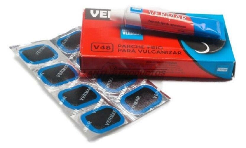 PARCHES PARA BICICLETA (24 PARCHES) CON PEGAMENTO VERMAR PATCH