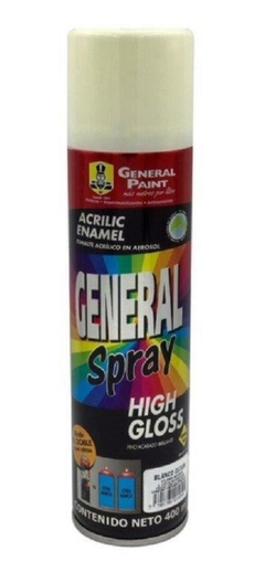 PINTURA EN AEROSOL BLANCO OSTION 400ML GENERAL PAINT
