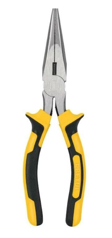 PINZAS DE PUNTA Y CORTE 7" MANGO TIPO COMFORT GRIP MOD.PPC-7PX PRETUL
