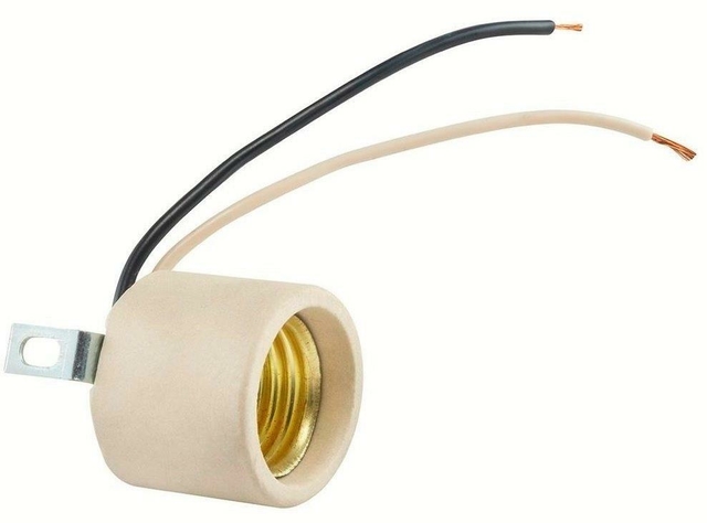 PORTALAMPARA (SOQUET) CERAMICO PARA PLAFON