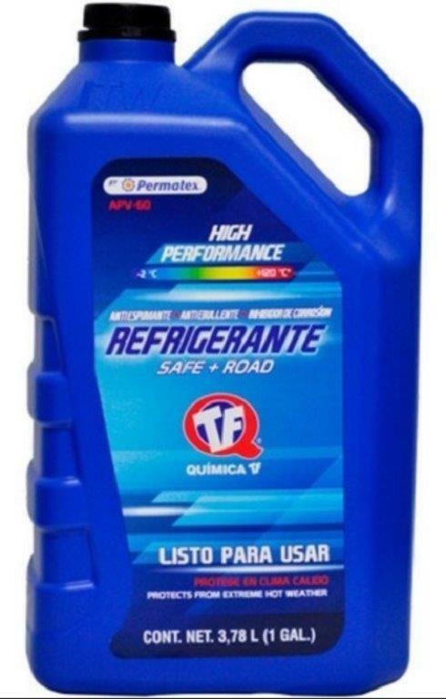 REFRIGERANTE (ANTICONGELANTE) 3.78LT QUIMICA TF PERMATEX