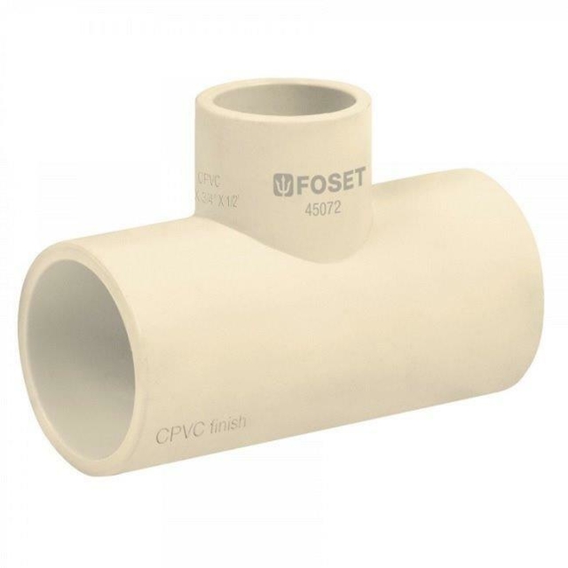 TEE REDUCIDA CENTRAL 1/2" x 3/4" CPVC