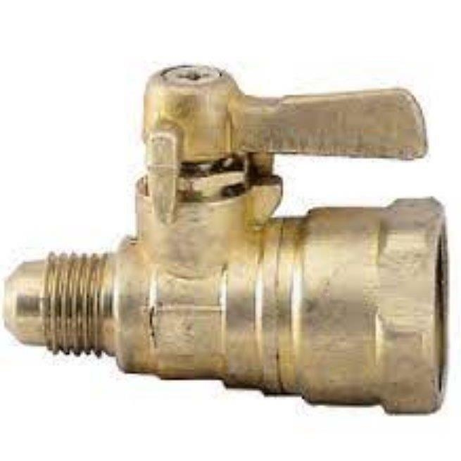 VALVULA DE PASO (INVIERNO) P/GAS 1/2" x 3/8" HEMBRA-MACHO CONICO 4-N R