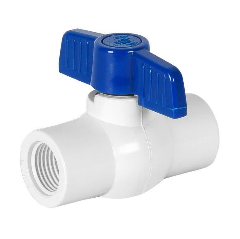 VALVULA ESFERA (DE PASO) PVC H ROSCABLE 3/4"