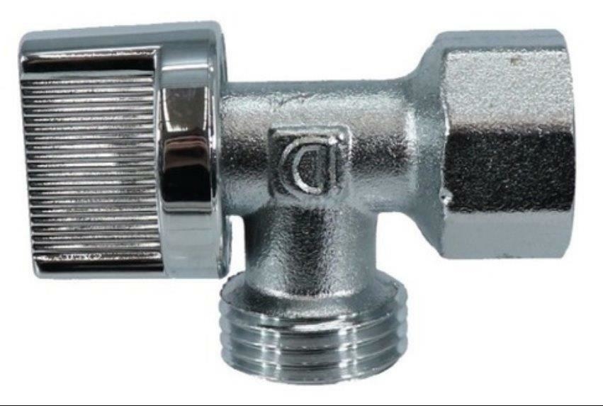 VALVULA (LLAVE) DE PASO ANGULAR 1/2", 1/4 DE VUELTA MOD.3401CV DICA