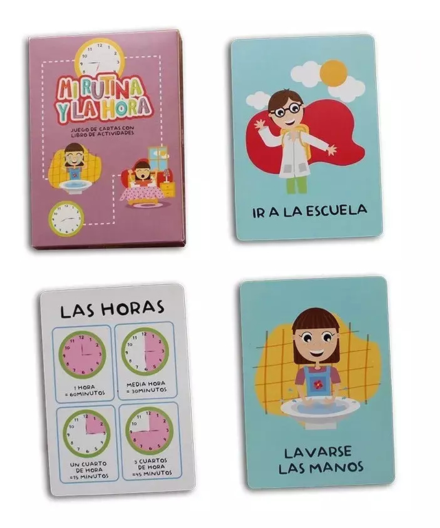 Cartas Didacticas Mi Rutina y la Hora