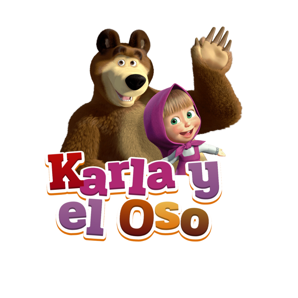 Logotipo MASHA Y EL OSO personalizado - SONDECORACION