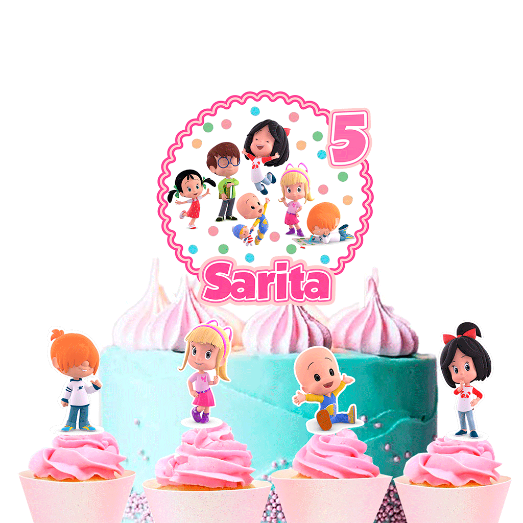 Cake topper personalizado TELERIN - SONDECORACION