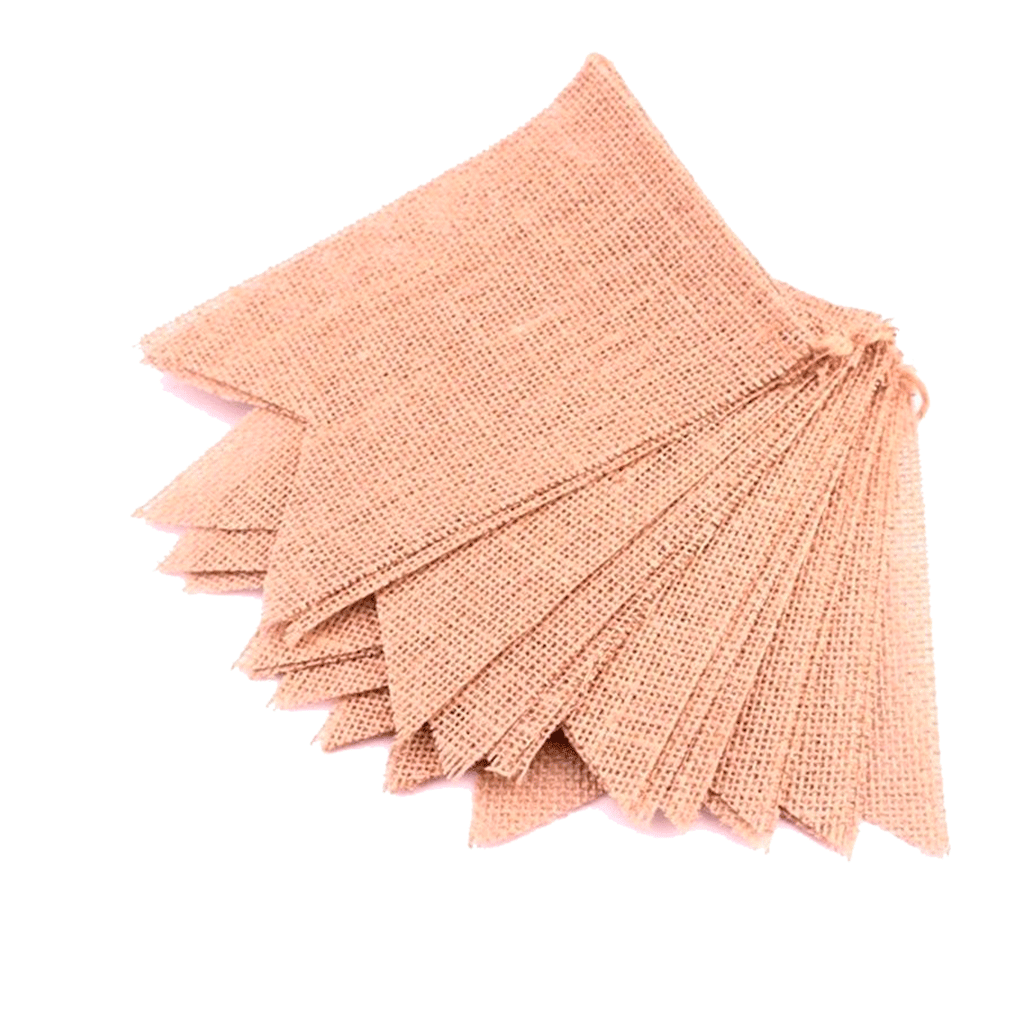 Banderas de Yute natural o colores - SONDECORACION