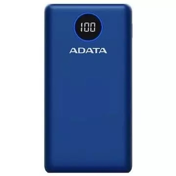 Cargador Portátil Adata P20000QCD, 20.000mAh, Blanco