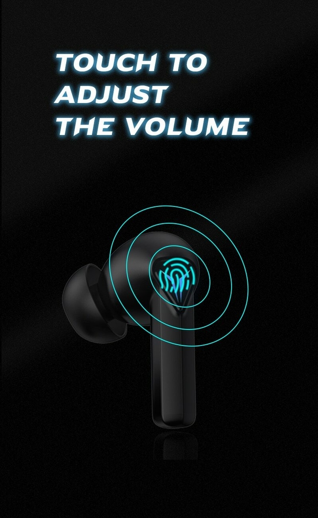 Audífonos Wavefun G100 TWS Gaming - Negro