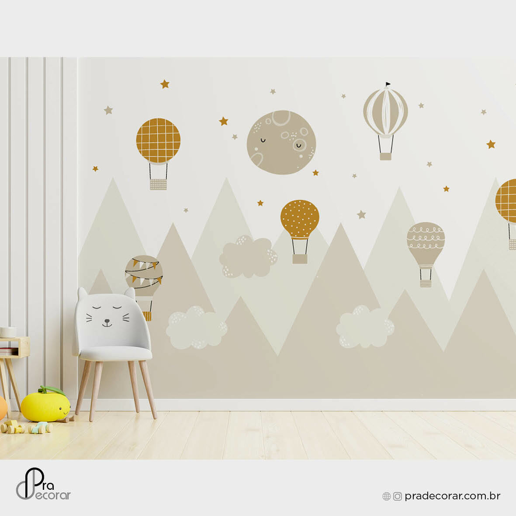 Papel De Parede Infantil, Papel De Parede Montanhas Infantil