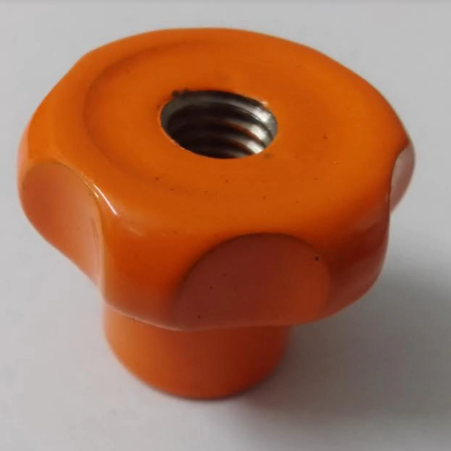 MANÍPULO FÊMEA M8 LARANJA - Comprar em FF USINAGEM