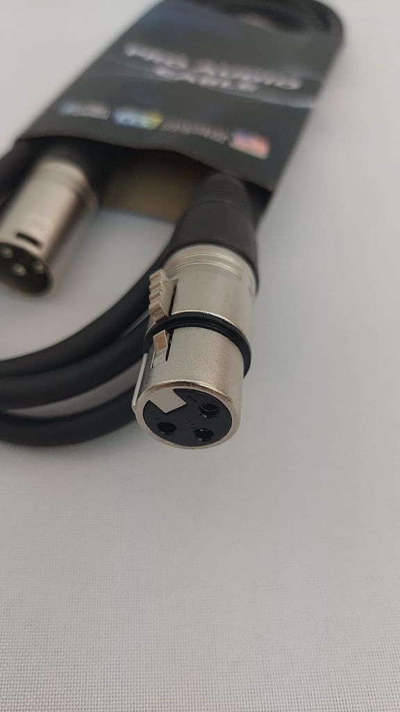cable para micrófono canon de 7.60 mts