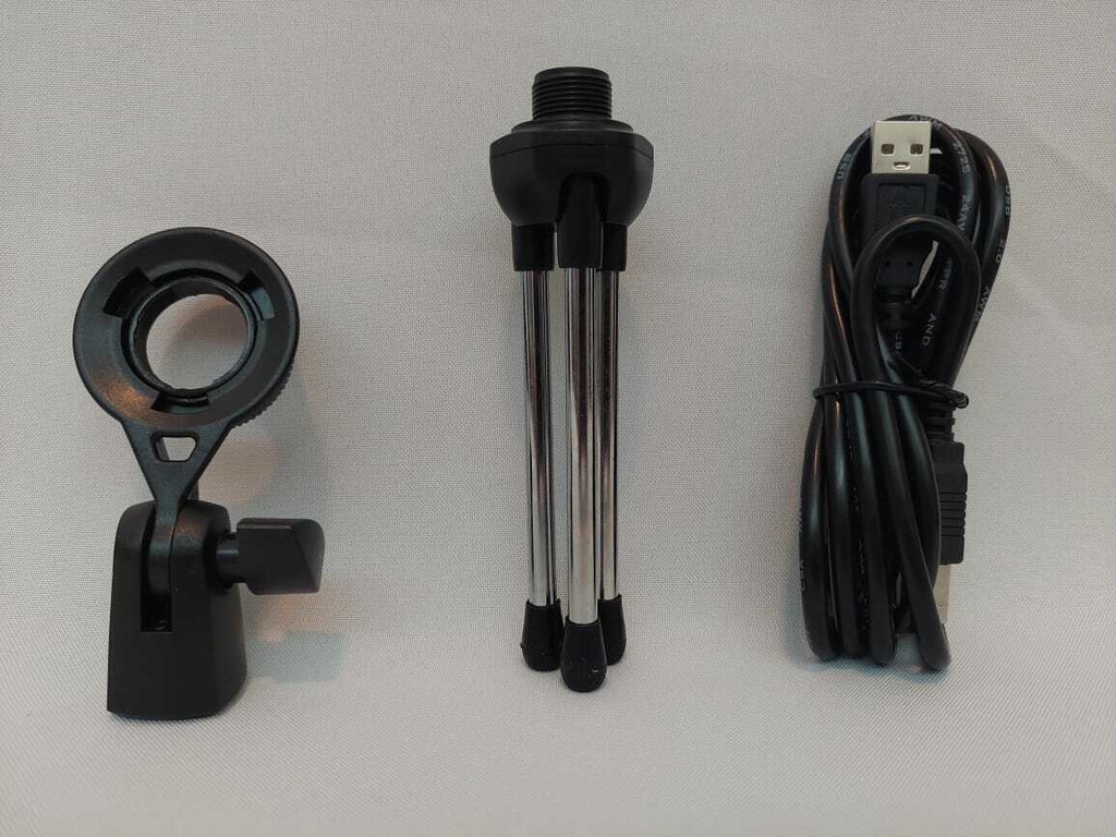 HUGEL MC380 Micrófono USB con luz RGB - 3W AUDIO