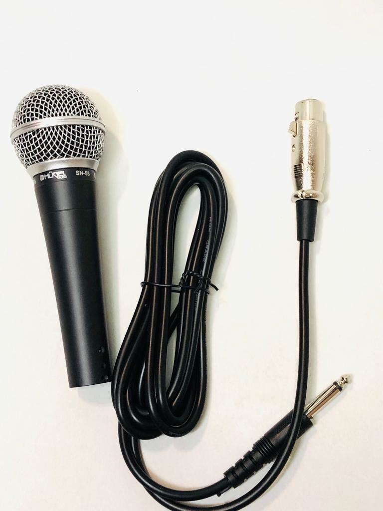 HUGEL SN-58H Micrófono dinámico de mano con cable canon-plug