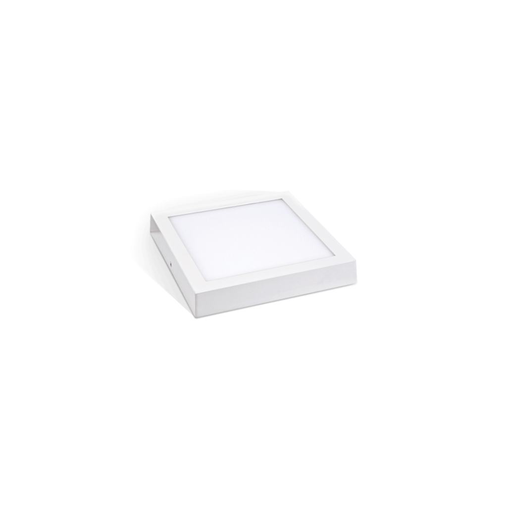 Luminária LED Flat Sobrepor Quadrada 18W 3000K Lumanti