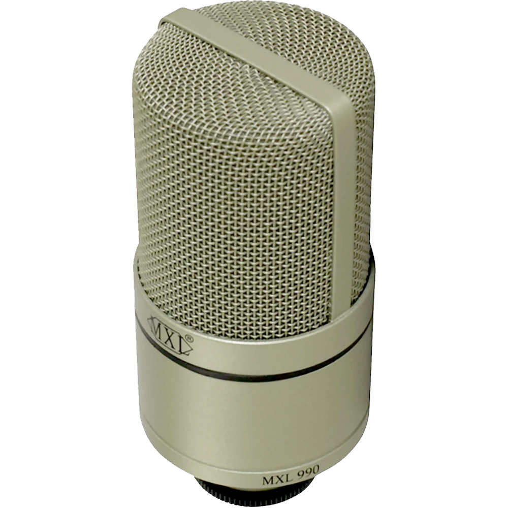 Microfone Condensador MXL 990 Complete Recording Bundle com Cabo XLR, Shockmount e Pop Filter