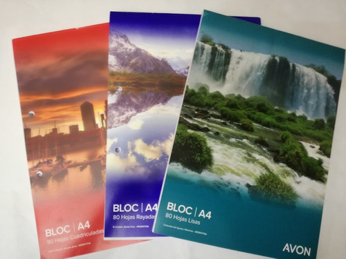 BLOCK A4 AVON X 80 HS CUADRICULADO